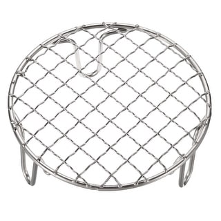 Round Cooking Rack 5" Stainless Steel Cross Wire Barbecue Grill W 50mm ...