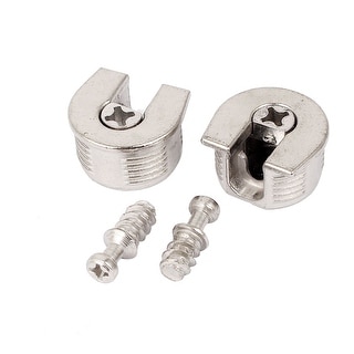 20mm Thread Half-round Shape Screw in Alloy Shelf Support Holder Pin ...