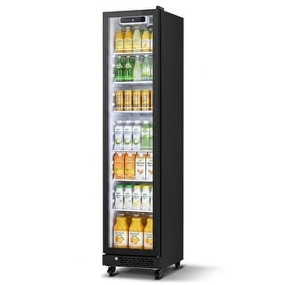 Yeego 16.93" Commercial Beverage Refrigerator Cooler, Glass Door ...