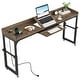 Overbed Table Adjustable Height, Mobile Over Bed Desk with Adjustable ...