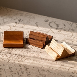 RusticReach Solid Wood Cellphone Stand Desktop Stand - Bed Bath ...