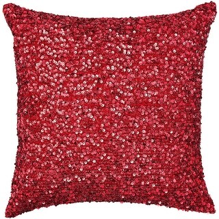 Violet Linen Twinkle Sparkling Sequins Pattern Decorative Throw Pillow ...