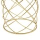 Christopher Knight Home - Elista Modern Golden Side Table with Wooden ...