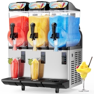 Slushie Machine, 1600oz Slushy Machine, 3 Types of Frozen Drinks Maker ...