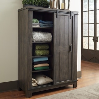Thornwood Hills Rock Beaten Grey Sliding Door Chest - Bed Bath & Beyond ...