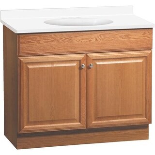 Continental Cabinets by RSI Home Products Richmond 36In Oak Combo ...