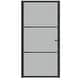 vidaXL Glass Door Interior Door with Alloy Handle ESG Glass and ...