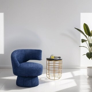 360 Degree Swivel Cuddle Barrel Accent Chairs, Round Armchairs with ...