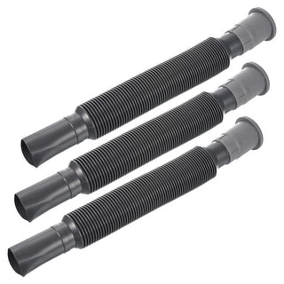 3Pcs Plastic Drain Pipe Expandable Sink Tubing Flexible Drainage Pipe ...
