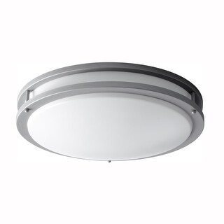 Oxygen Lighting 1558523 Oracle 18" Wide 2 Light Single Flush Mount ...