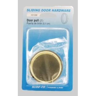 Prime Line 161096 Wardrobe Door Cabinet Pull Handle, Brass - Bed Bath ...