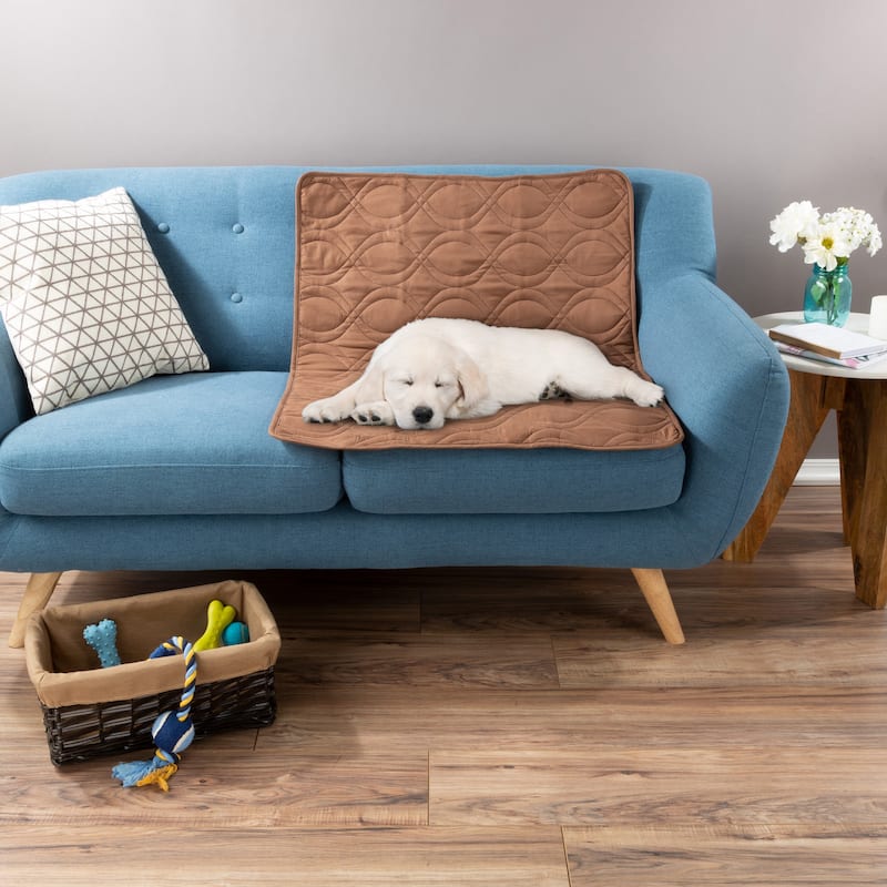100% Waterproof Pet Furniture Protector Pad - Quilted Cover, Shields ...