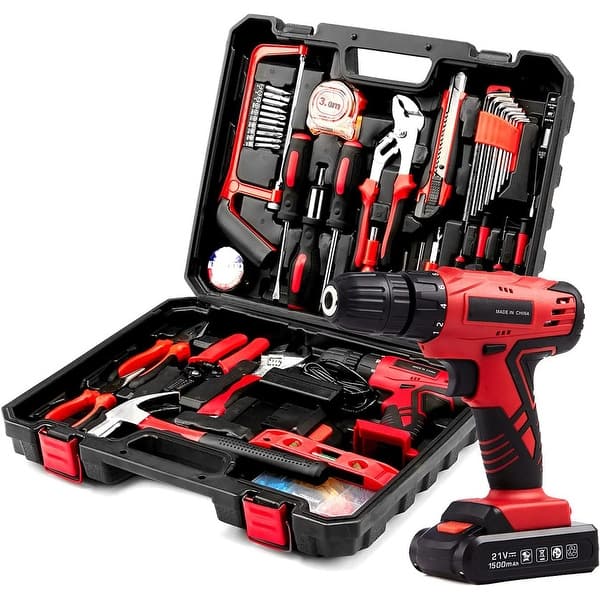 Tool Set with Drill - Bed Bath & Beyond - 37940345