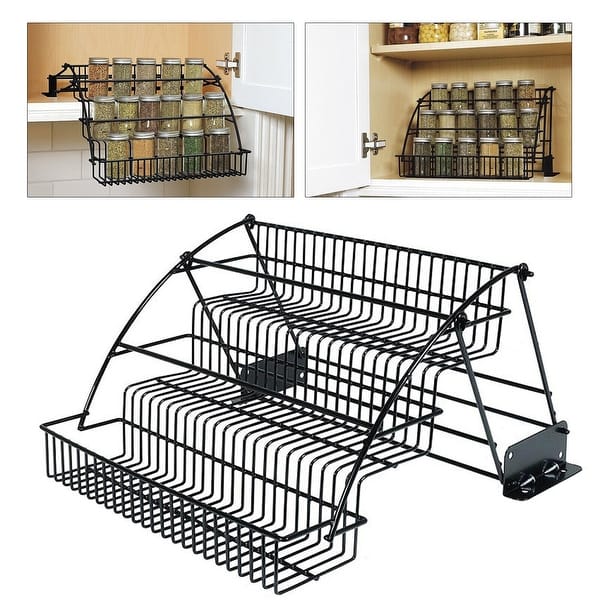 3-Tier Pull-Down Spice Rack for Kitchen - Bed Bath & Beyond - 40130733