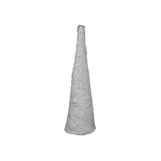 White Furry Cone Tree (L) - Bed Bath & Beyond - 34401377