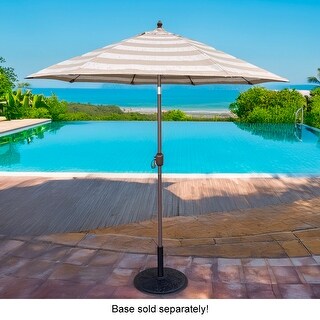 Tropishade 9' Alum Mkt Umbrella, Sunbrella 58025 Decade Sand - Bed Bath ...
