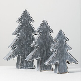 Sullivans Set of 3 Decorative Accent Tree 15.5"H, 12.75"H & 10.5"H ...