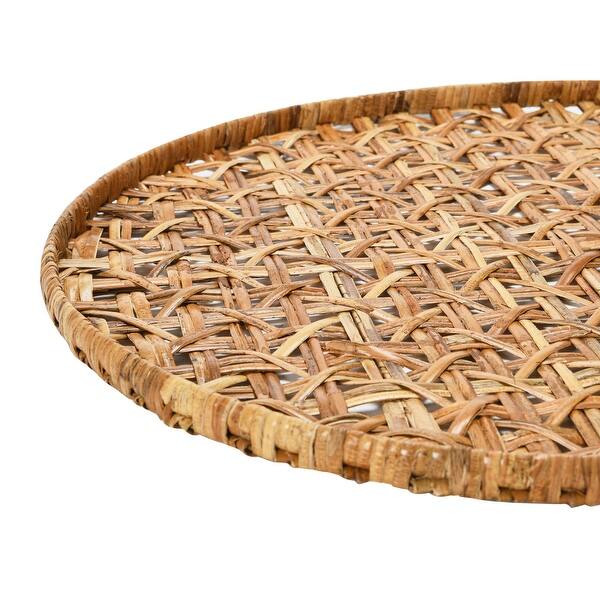 Open Weave Rattan Peel Tray - Bed Bath & Beyond - 34583983