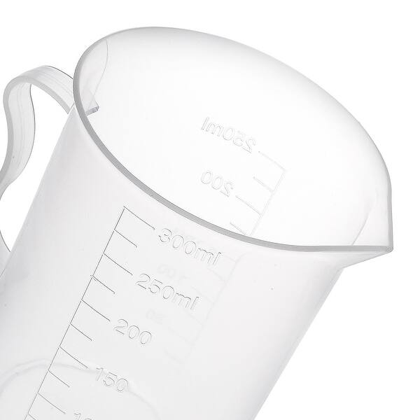 clear plastic measuring pitcher