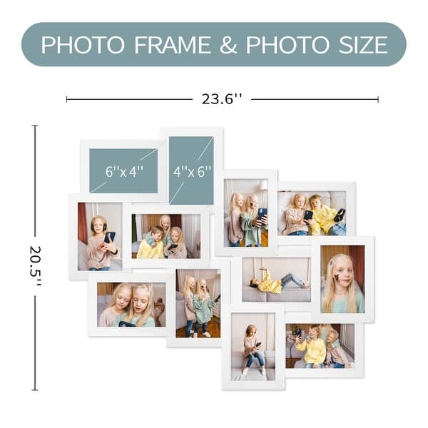 HELLO LAURA 12 Opening Decorative Wall Hanging Collage Picture Photo ...