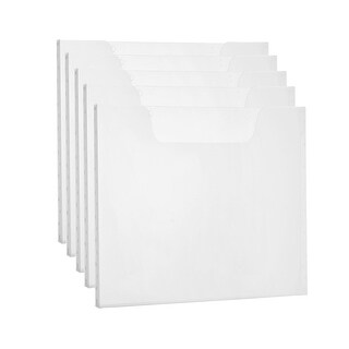 12.2x8.7" Wall Sign Holder, 5Pcs PP Reusable Landscape Wall Mount ...