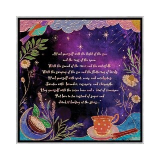 iCanvas "Poem Of Maria Sabina Part I" by Olivia Burki Framed - Bed Bath ...