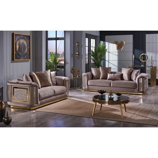 Eko 2 Pieces Living Room Sets 1 Sofa 1 Loveseat - Bed Bath & Beyond ...