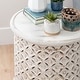 Jennifer Boho Round Side Table - Bed Bath & Beyond - 34570354