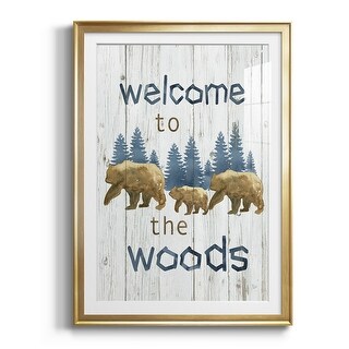 Welcome to the Woods Premium Framed Print - Ready to Hang - Bed Bath ...
