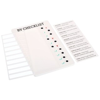 Checklist Board, Plastic Chore Chart to Do List Task Planner RV, White ...