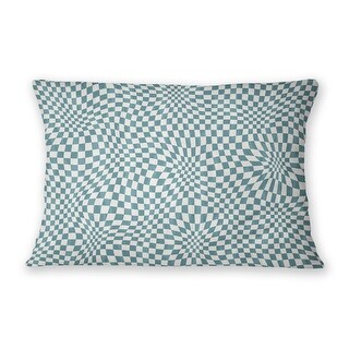 PSYCHEDELIC PUCKER TEAL Lumbar Pillow By Kavka Designs - Bed Bath ...