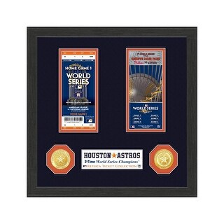 Houston Astros 2-Time World Series Champions Bronze Coin & Ticket ...