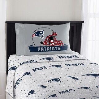 NFL 820 Patriots Twin Sheet Set Monument - Bed Bath & Beyond - 34012394