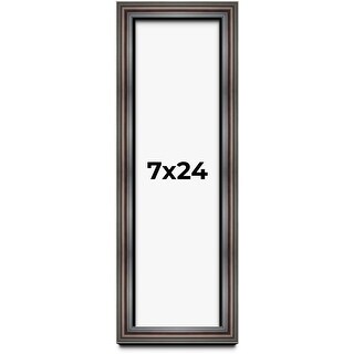 7x24 Shadow Box Frame Brown Cherry | 2.625 Inches Deep Pine Wood - Bed ...