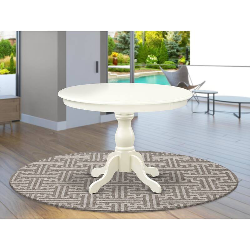 East West Furniture Hartland Modern Dining Table - a Round Kitchen ...