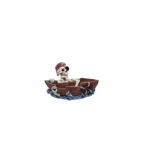Resin Pirate Overboard Figure Figurine Home Decor Skull Ocean Nautical ...