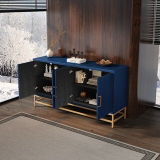 Sideboard Buffets with Adjustable Shelves Rectangular Silverware ...