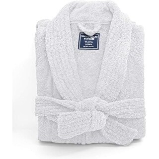High quality thick terry cloth bathrobe, terry bathrobe long plush ...