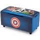 Marvel Avengers Upholstered Storage Bench for Kids by Delta Children ...