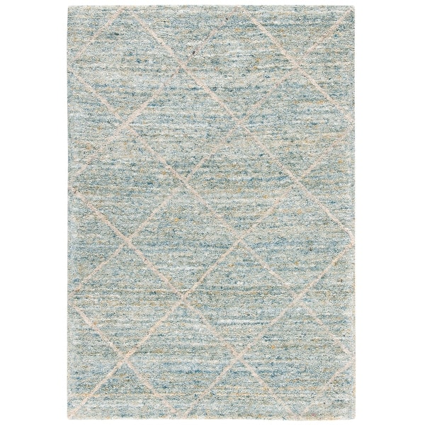 SAFAVIEH Handmade Himalaya Modern Trellis Wool Rug - On Sale - Bed Bath ...