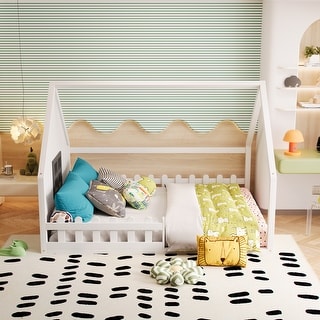 Full Size Wood House Bed Frame - Bed Bath & Beyond - 38267549