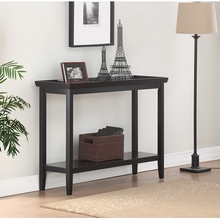 Ledgewood Console Table with Shelf, Black - Bed Bath & Beyond - 37071025