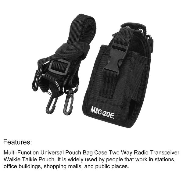 Multi-Function MSC-20E Nylon Bag Two Way Radio Transceiver Walkie ...