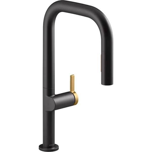 Components 1.5 GPM Single Hole Pull Down Kitchen Faucet - Bed Bath ...