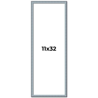 11x32 Frame Rustic Sky Blue Solid Wood Picture Frame | 0.75 Inch - Bed ...