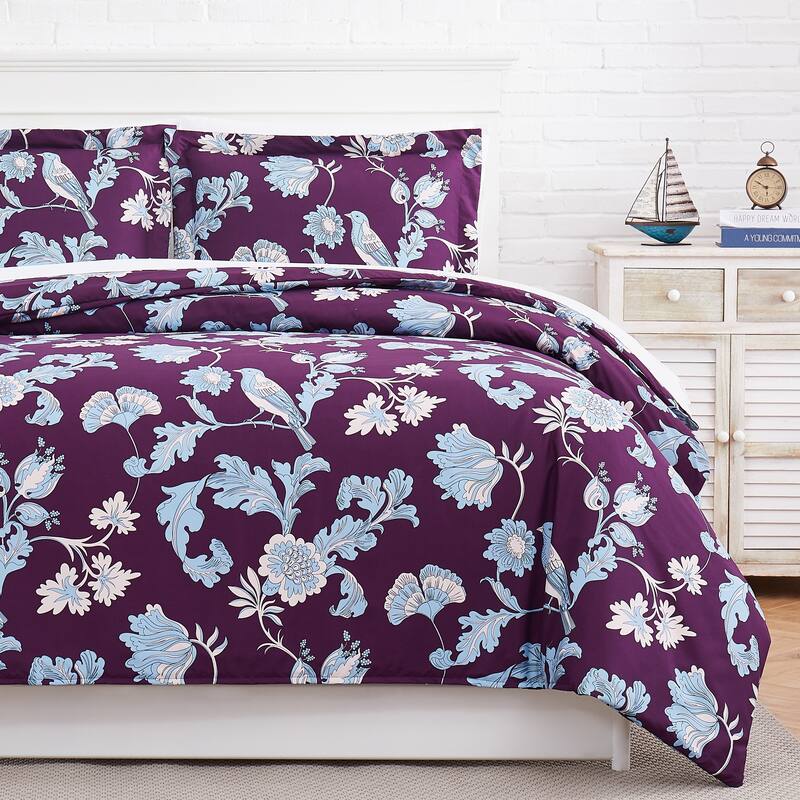 Early Spring Premium Comforter and Sham Set - Overstock - 32308839