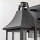 2-Light Large Outdoor Pyramid Matte Exterior Wall Lantern Sconce Light ...