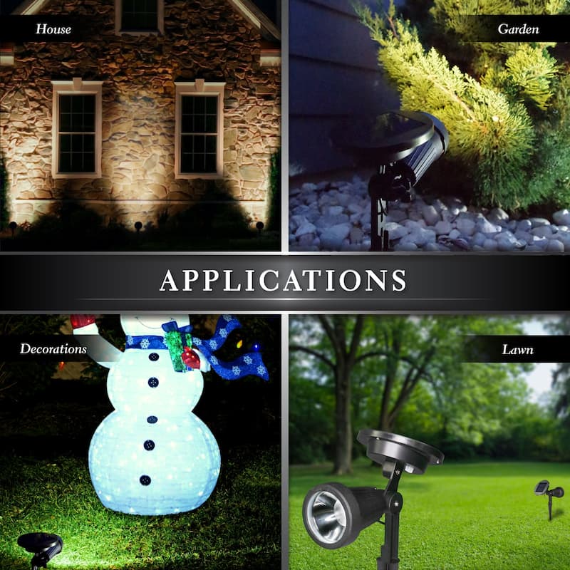 Classy Caps High Performance Solar Spotlight (Set of 2) - On Sale ...