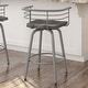 Amisco Brisk Swivel Counter Stool with Distressed Wood Seat - Bed Bath ...