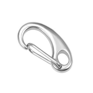 Carabiner Snap Hook, 304 Stainless Steel Spring Gate Snap Hook Clip ...